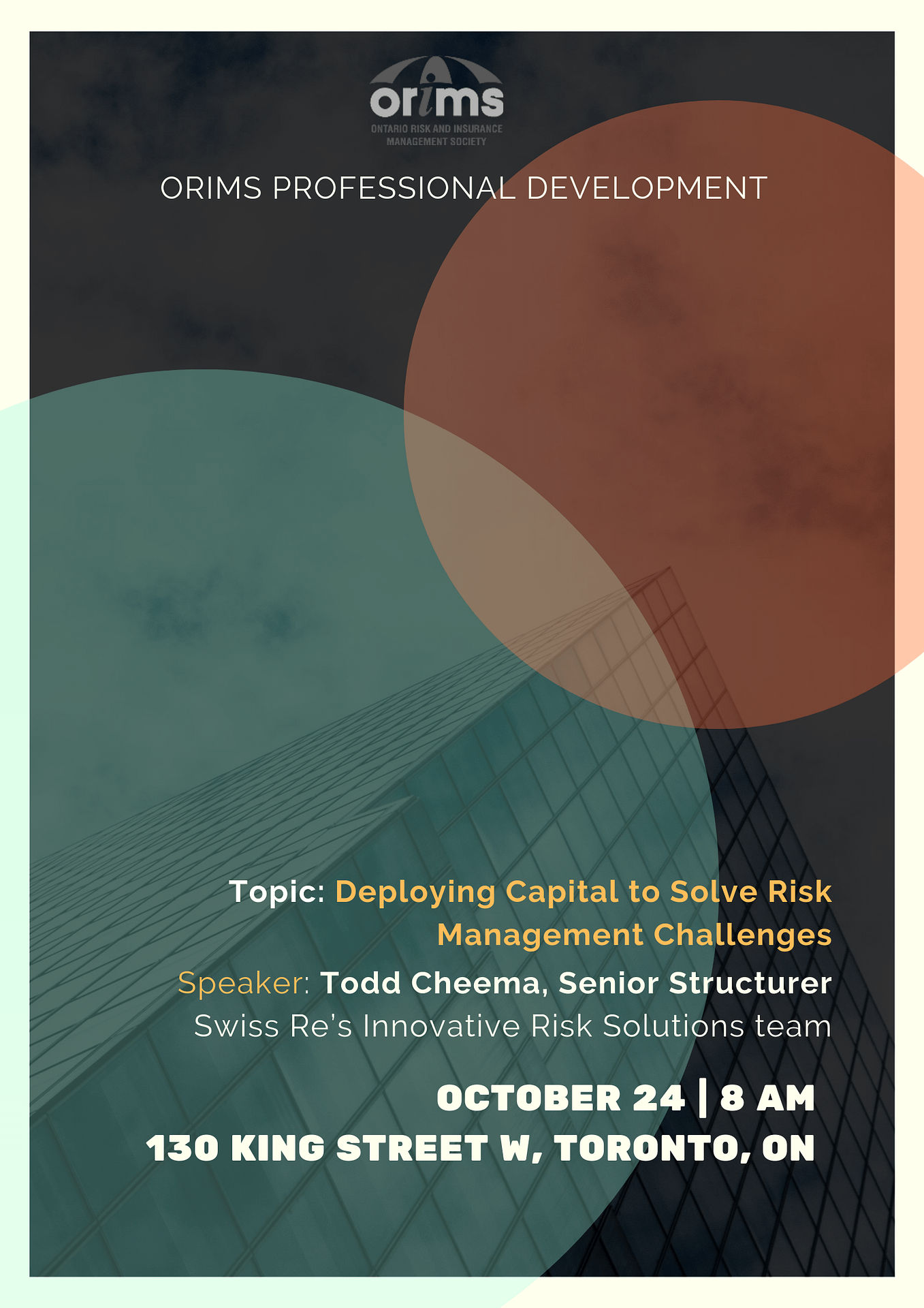 Deploying Risk Capital to Solve Risk Management Challenges - ORIMS
